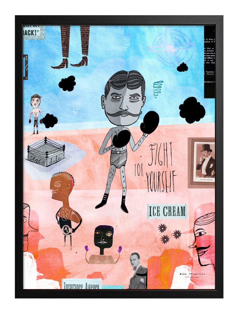 FIGHT FOR YOURSELF | Bjoern Steinmetzler Illustration & Design